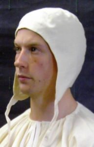 Medieval coif, typical headwear of the medievals - Farthing Gale Costumes